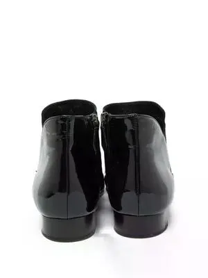 Miu Miu Patent Finish Ankle Boots