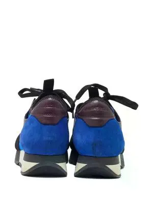 Balenciaga Race Runner Panelled Sneakers - Black