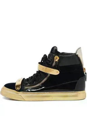 GIUSEPPE ZANOTTI Pre-owned Coby Leather Sneakers - Black