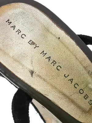 Marc Jacobs Velvet Bow Embellished Sandals