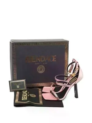 Fendi X Versace Crystal Embellished Sandals