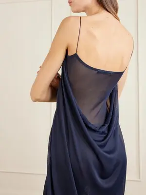 Jacquemus Knitted Maxi Dress - Blue