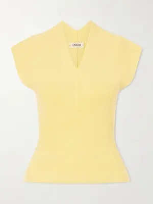 Ossou Sloane Cotton-blend Top