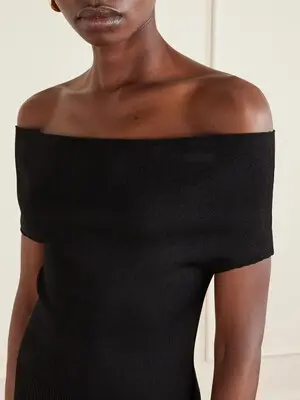 Magda Butrym Off-the-shoulder Knitted Top
