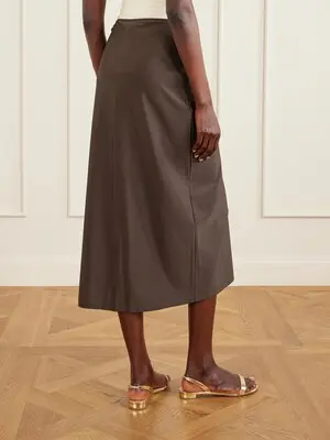 Simkhai Eiana Stretch Satin-jersey Coverup