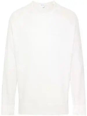 JAMES PERSE Ribbed Crewneck Sweatshirt - Neutrals