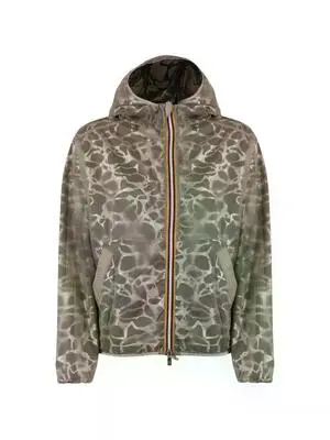 K-WAY Laurette Super-light Reversible Hooded Jacket - Green