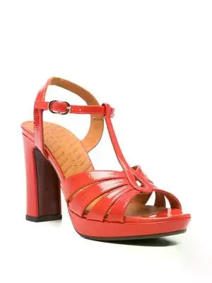 Chie Mihara Cafra Platform Sandals - Red