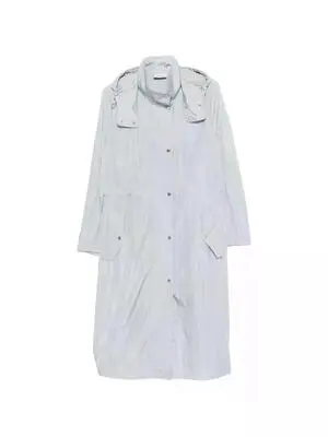 Akris Hooded Coat - Grey