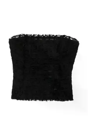 Akris Floral Corsage Top
