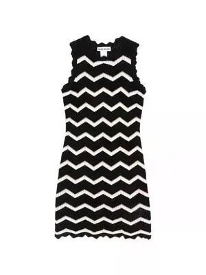Dkny Zig-zag Pattern Dress