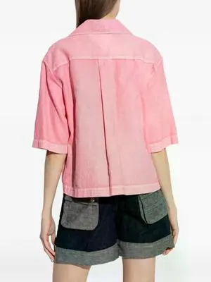 Dsquared2 Buttoned Linen Shirt