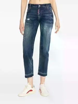 Dsquared2 Distressed Jeans With Belt Loops