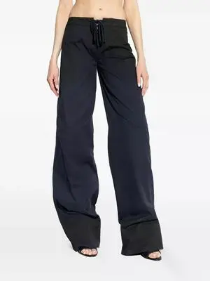 Dsquared2 Buttoned Drawstring Wide Leg Trousers
