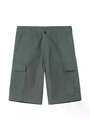 Carhartt Work In Progress Logo-patch Cargo Shorts - Green