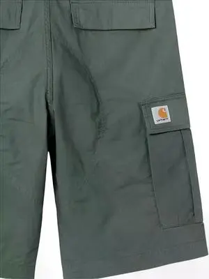 Carhartt Work In Progress Logo-patch Cargo Shorts - Green