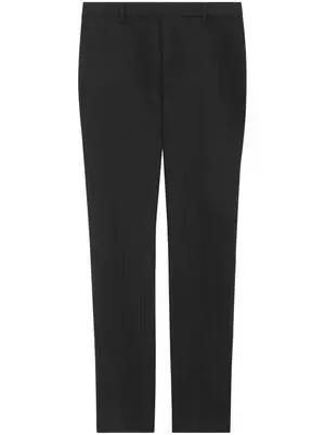 Saint Laurent Straight-leg Tailored Trousers - Black