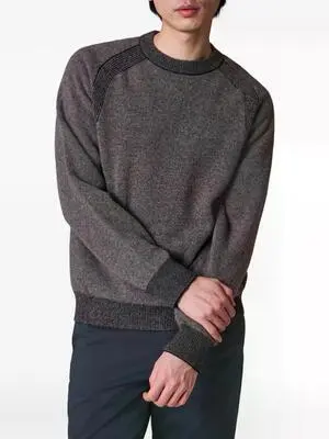 Paul Smith Crew-neck Panelled Sweater