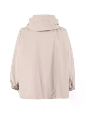MOORER Funnel-neck Jacket - Neutrals
