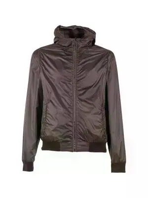 MOORER Hooded Zip-up Jacket