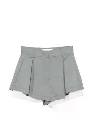 TELA Pleated Layered Shorts