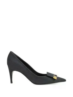 SERGIO ROSSI Evolv Pointed-toe Buckle Pumps - Blue