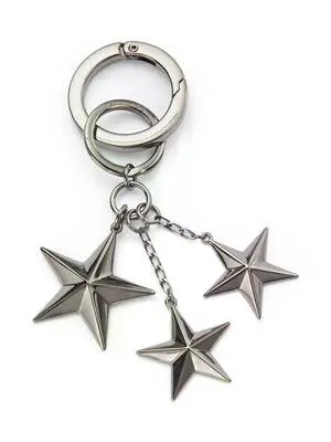JIMMY CHOO Westley Keyring - Silver