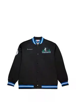 Mitchell & Ness Nba Minnesota Timberwolves Kevin Garnett Bomber Jacket - Black