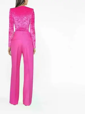 Valentino Garavani High-waisted Virgin Wool-blend Trousers