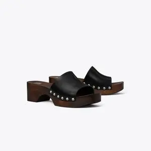 Women's Black Mule Sandals Mules Clogs