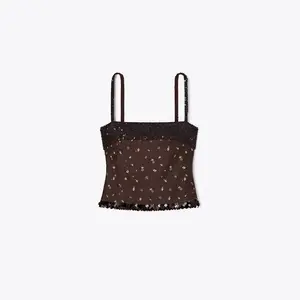 Tory Burch Embellished Tank
