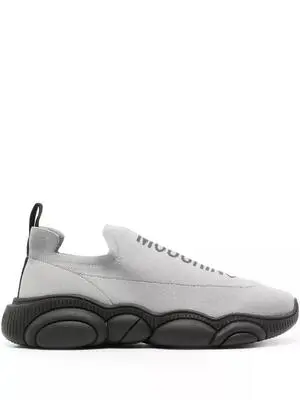 Moschino Logo-intarsia Slip-on Sneakers