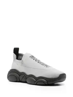 Moschino Logo-intarsia Slip-on Sneakers