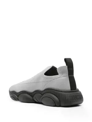 Moschino Logo-intarsia Slip-on Sneakers