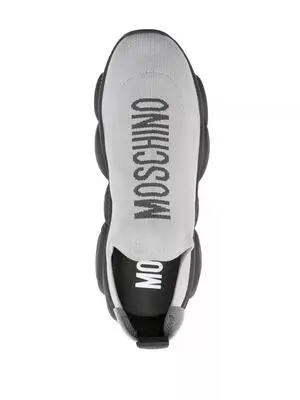 Moschino Logo-intarsia Slip-on Sneakers