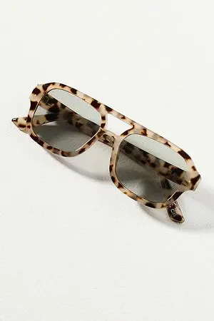 AIRE Aquarius Translucent Aviator Sunglasses - Cookie Tortoise