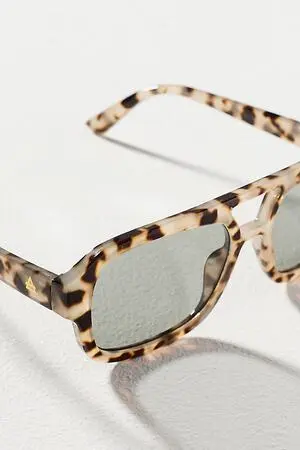 AIRE Aquarius Translucent Aviator Sunglasses - Cookie Tortoise