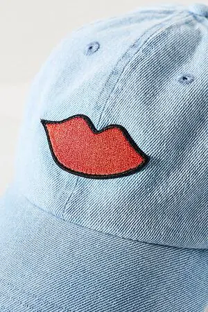 Clare V. Lips Baseball Cap - Denim