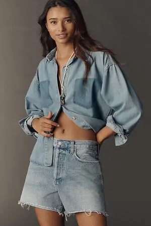 AGOLDE Nye Denim Shorts - Post