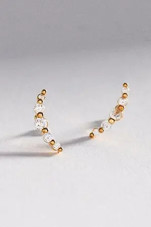 Anthropologie Icon Post Floral Stud Earrings Multi