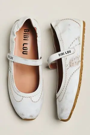 BIBI LOU Mary Jane Sneaker Flats - Blanco