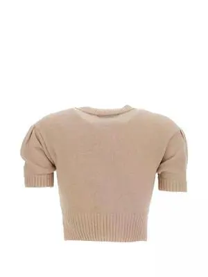 Simone Rocha Pink Tie Detail Cardigan