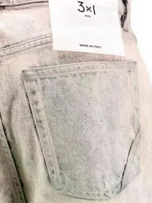 3x1 Bleached Straight Leg Jeans