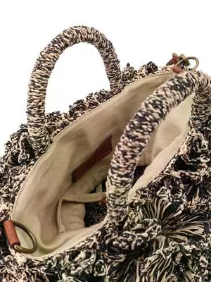IBELIV Raffia Tote - Black