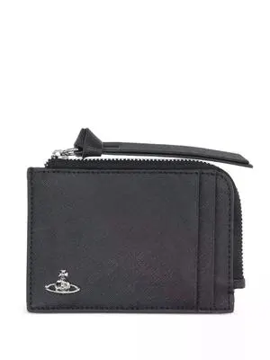 VIVIENNE WESTWOOD Orb-appliqué Wallet - Black