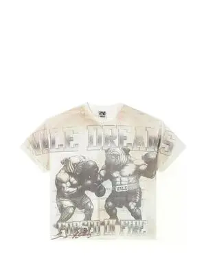 VALE FOREVER Forged Graphic T-shirt - Neutrals