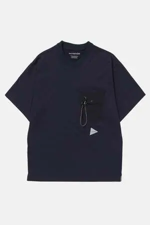 AND WANDER MAGLIETTA CON TASCA Blue