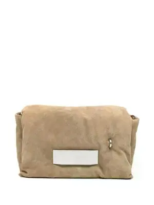 Rick Owens Griffin Leather Shoulder Bag - Neutrals