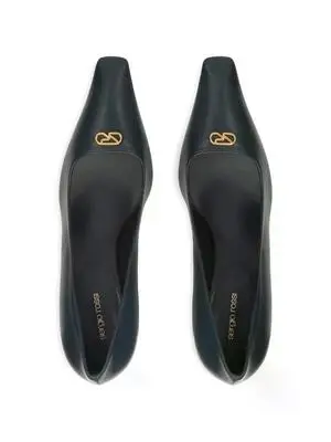 SERGIO ROSSI Surge Embellishment Pumps - Blue