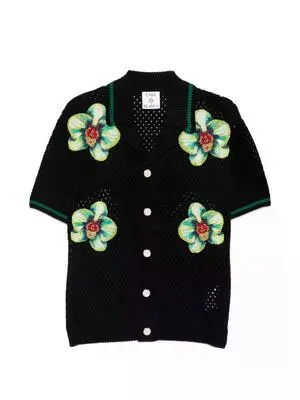 Casablanca Floral-embroidered Shirt